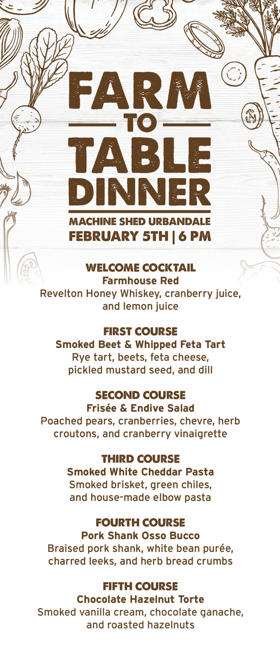 Farm-to-Table Dinner - Machine Shed